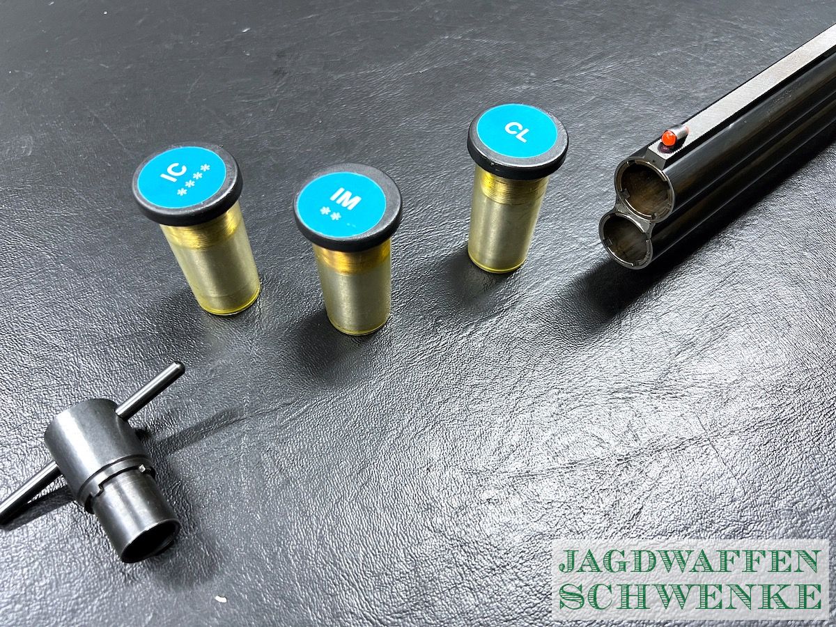 Bockdoppelflinte E. Kettner Mod. Campione in 12/70 mit Wechselchokes - eGun