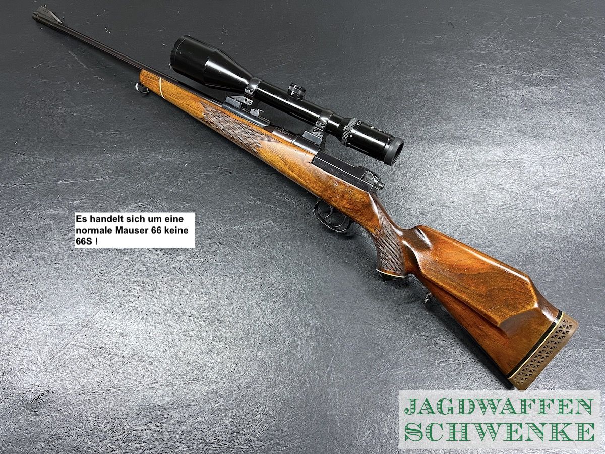 Seltener Mauser Mod. 66 S in 6,5x57 inkl. Swarovksi 3-12x56 - eGun